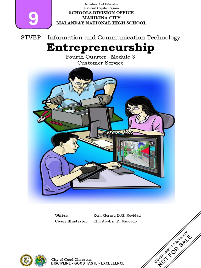 Stvep Entrep Grade9 Qtr4 Module3-Lesson5 | PDF | Customer | Facial ...