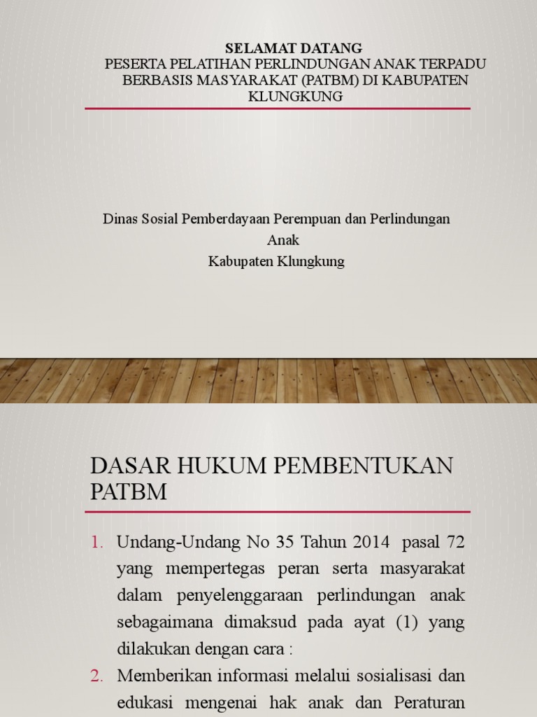 Kebijakan Patbm | PDF