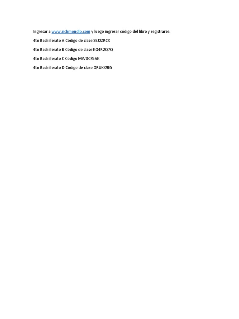 Códigos de Clase | PDF | Derecho