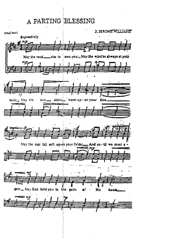 Parting Blessing Williams | PDF