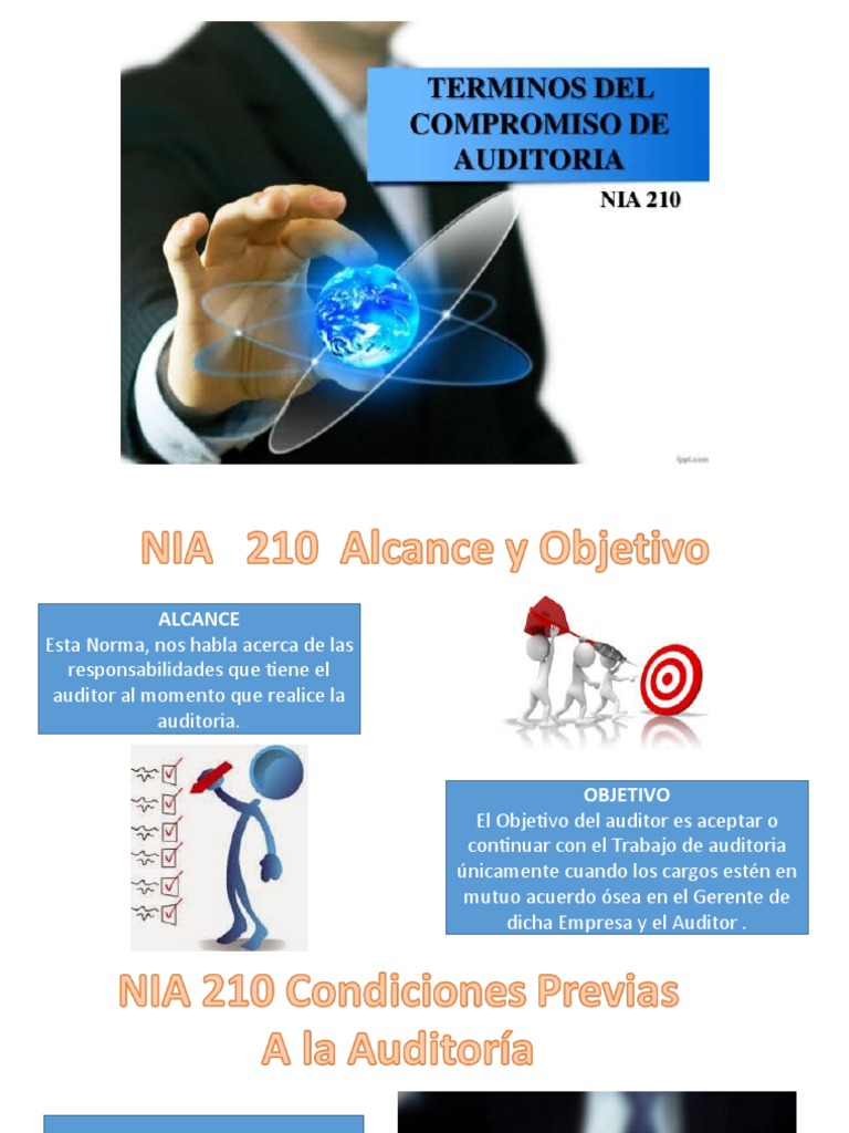 Nia 210 | PDF | Auditoría | Contralor