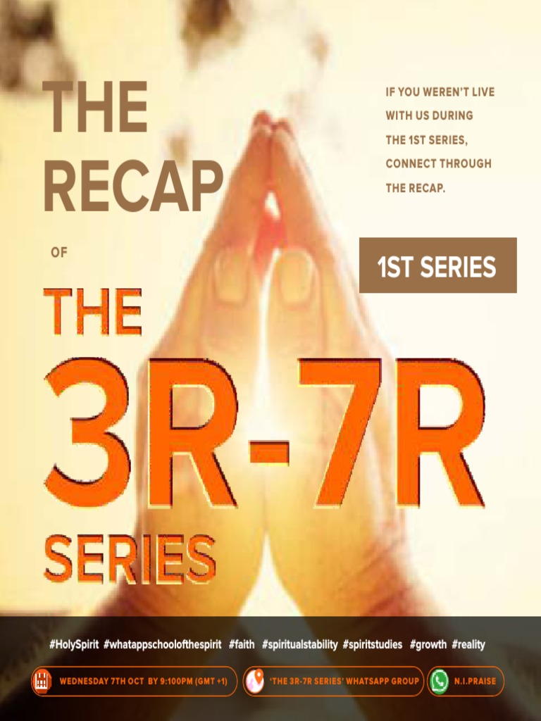 3R-7R Series: Spiritual Growth Guide | PDF | Revelation | Prayer