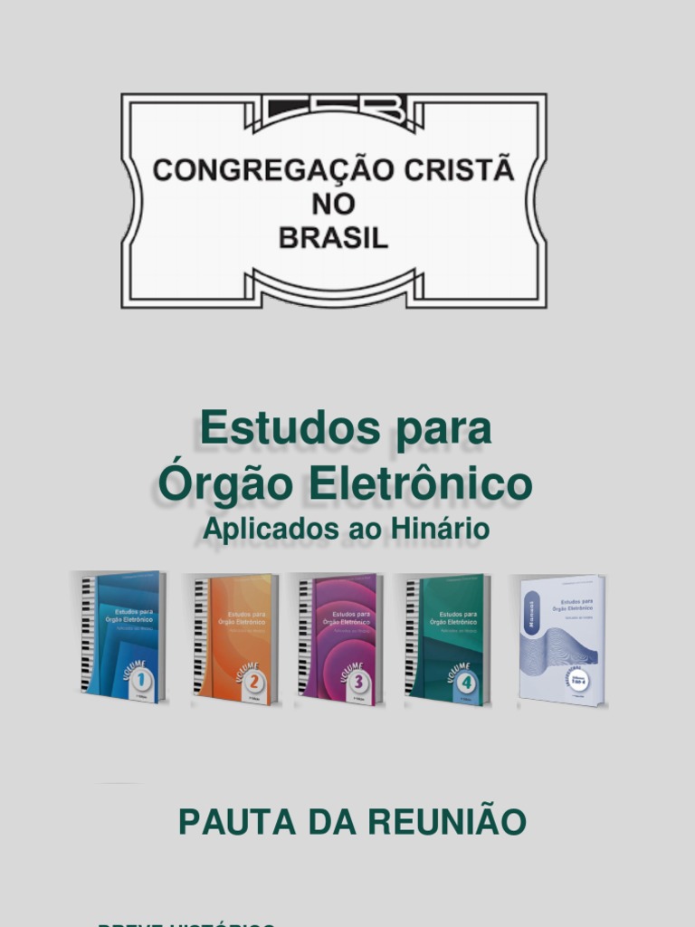 Método de Estudos para Órgão Eletrônico - CCB | PDF | Hinos | Aprendizado