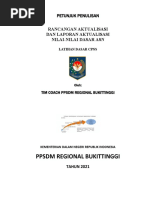 PEDOMAN PENULISAN RANCANGAN AKTUALISASI (RA) Update 28052022 | PDF