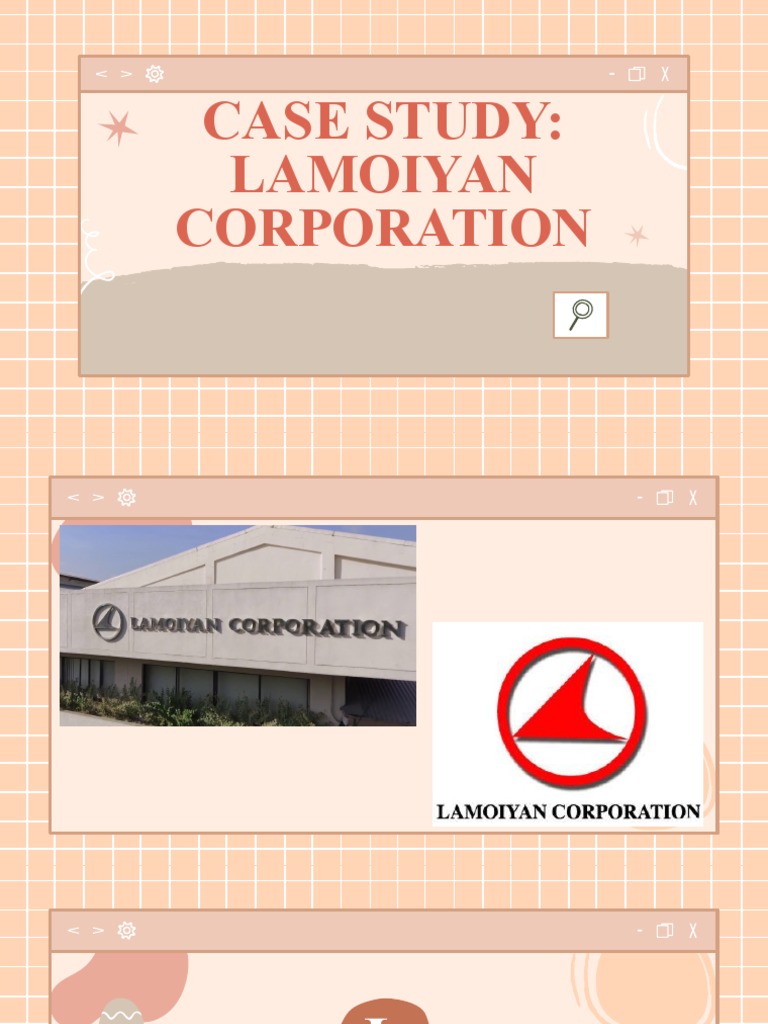 Case Study - Lamoiyan Corporation | PDF | Competition | Brand