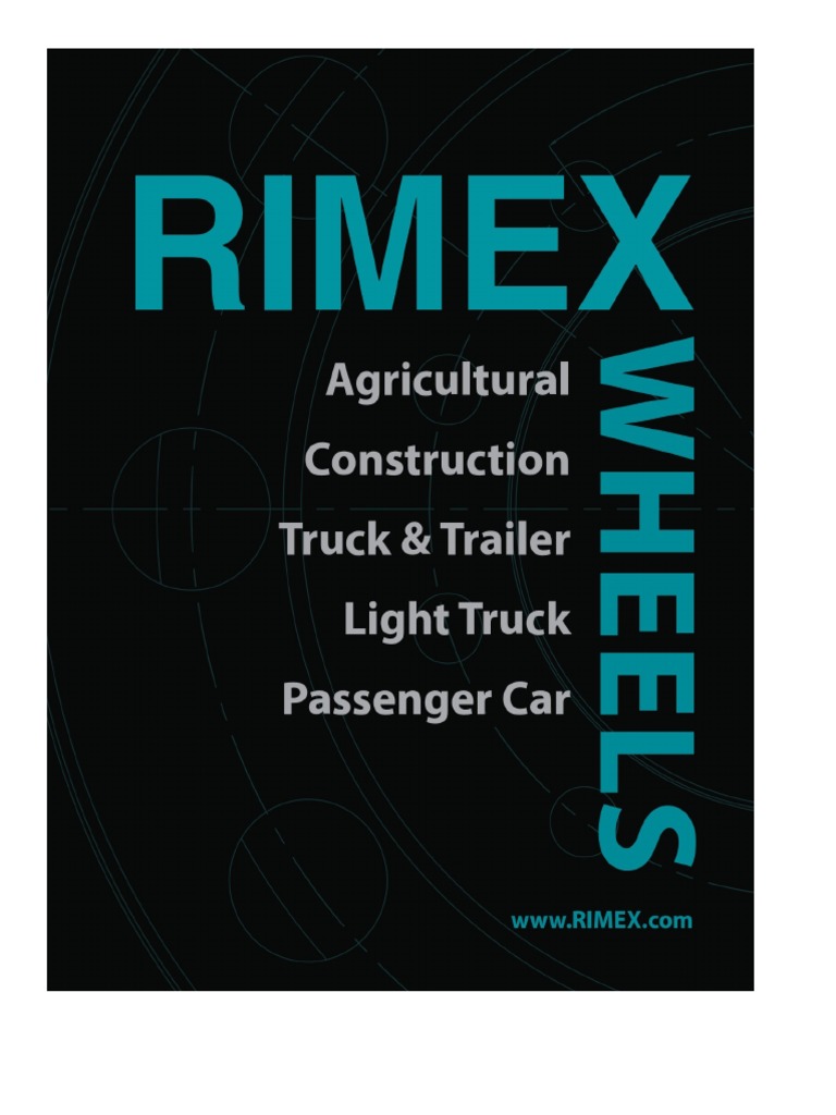 Rimex Wheel Rim Catalogue | PDF
