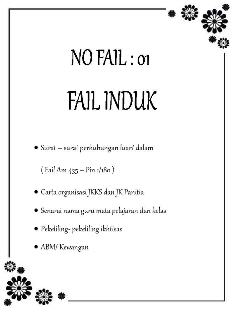 Divider Fail Induk Panitia | PDF | Bisnis
