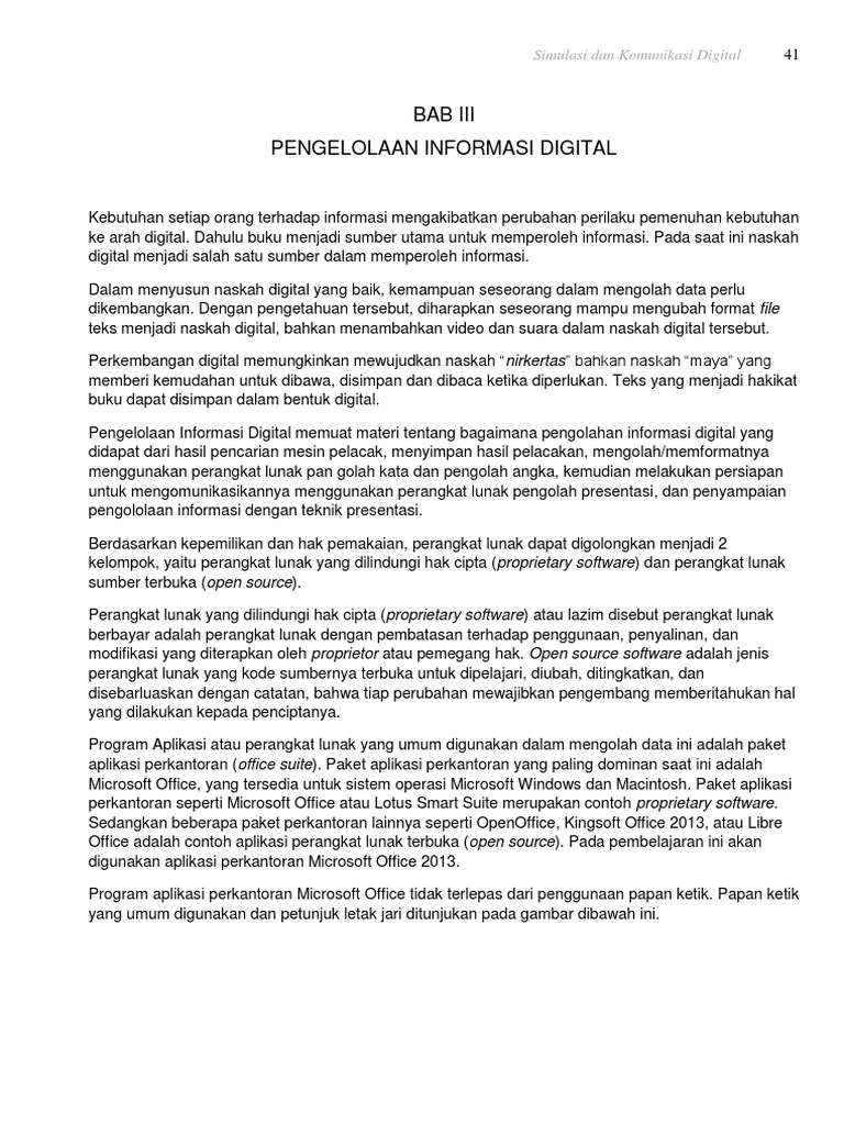 Pengelolaan Informasi Digital 1 | PDF