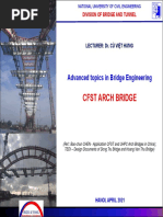 Tied-Arch Bridges: Design and Benefits | PDF | Beam (Structure) | Bending