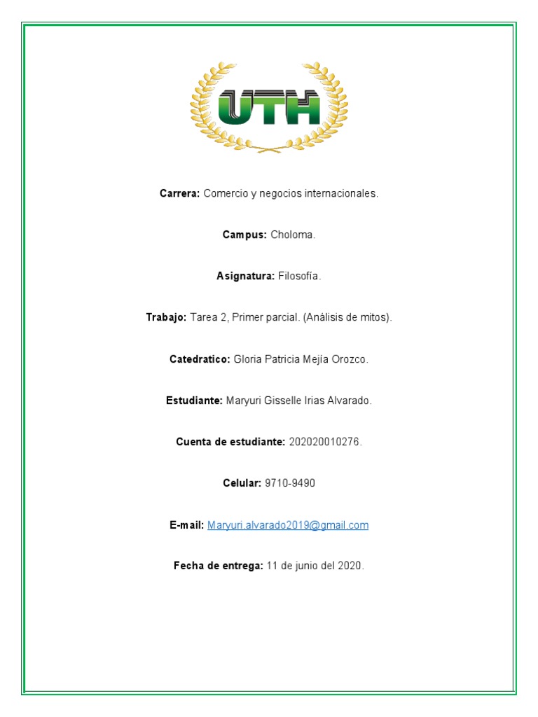 Tarea 2 Maryuri Irias, Mitos | PDF | Afrodita