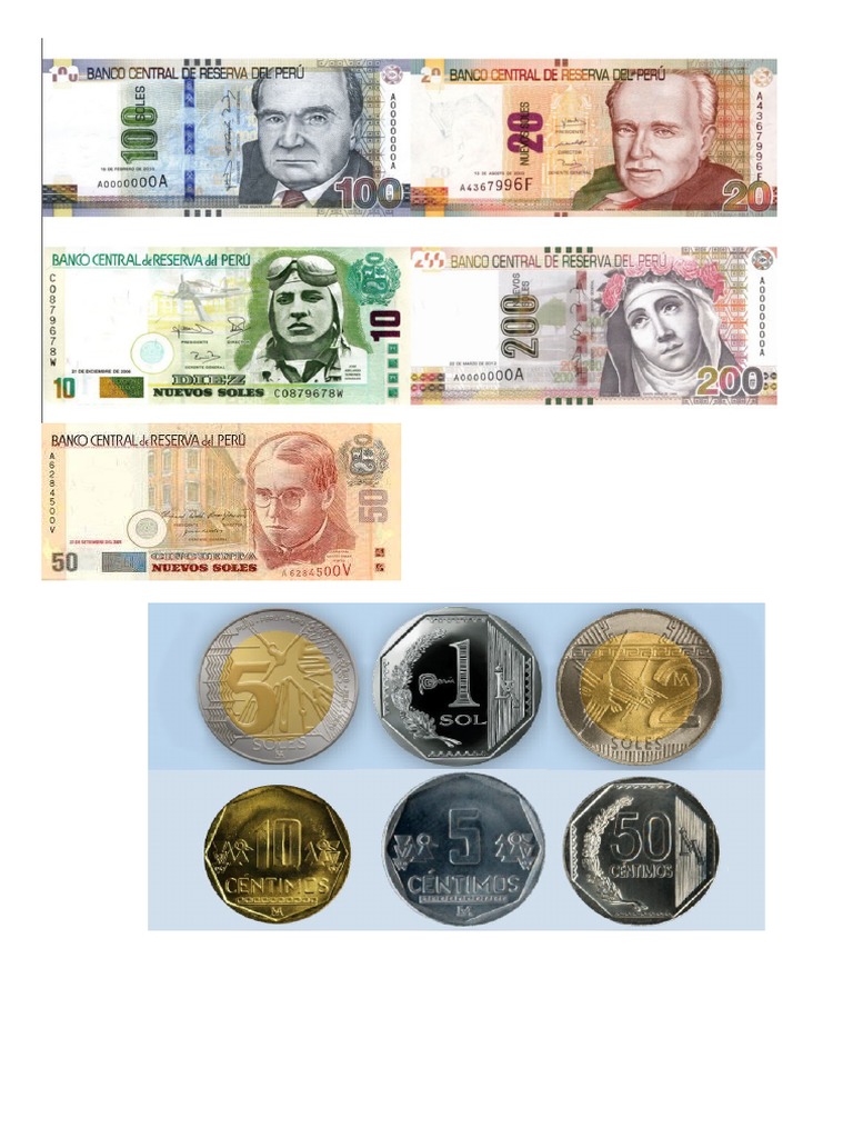 Billetes y Monedas para Imprimir | PDF