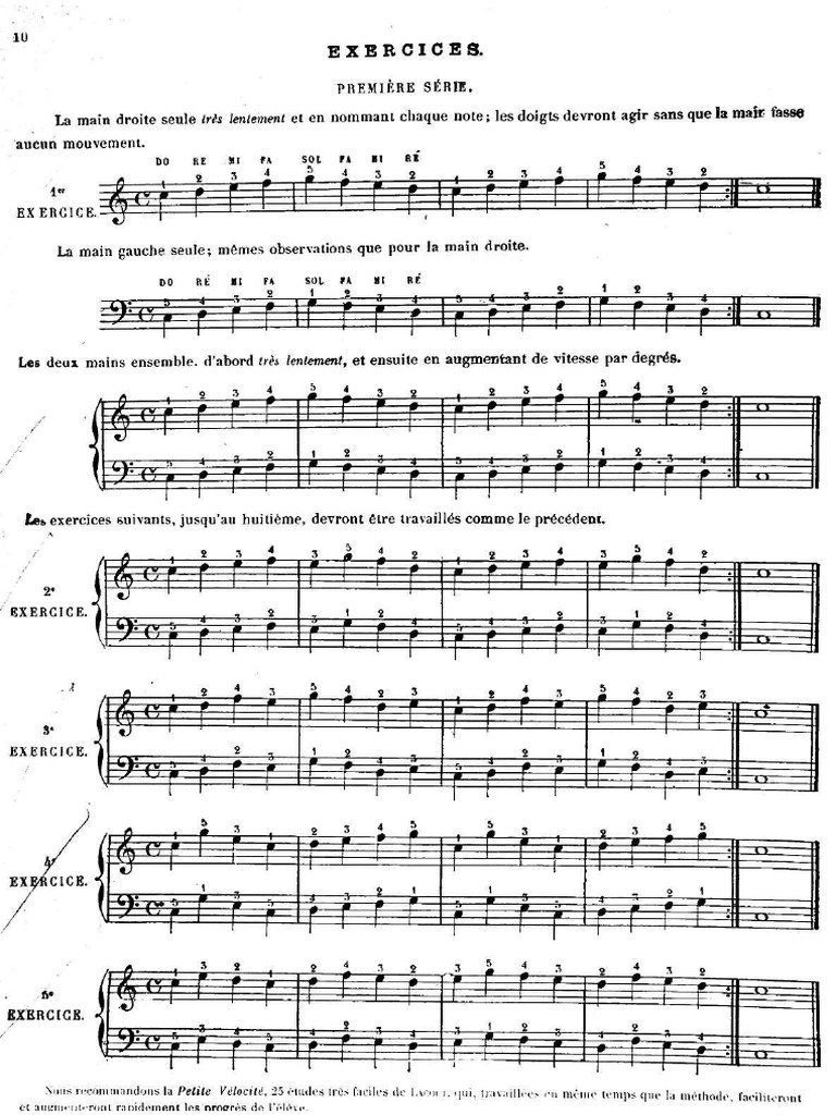 Methode - de - Piano - de - Carpentier p10-12 | PDF