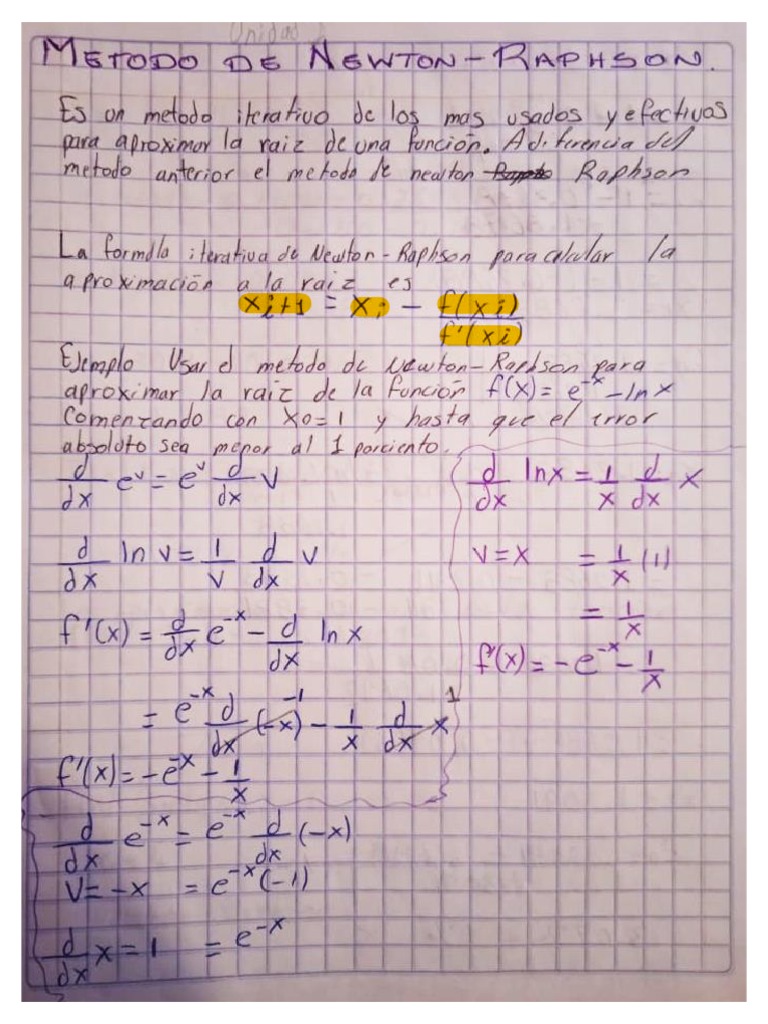 Método de Newton Raphson | PDF