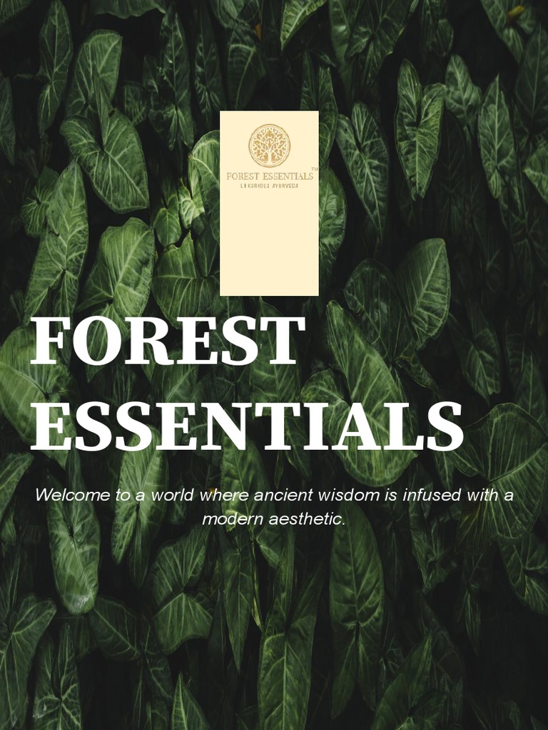 Forest Essentials | PDF | Ayurveda | Brand