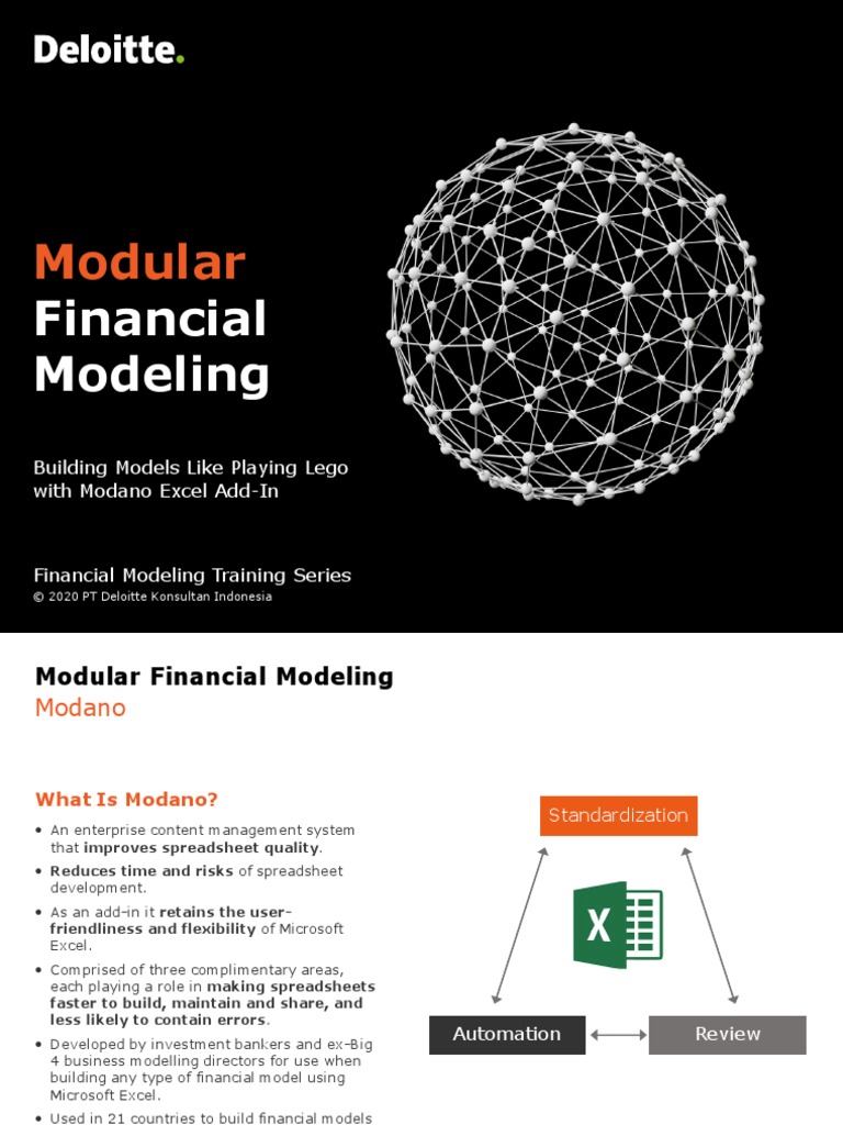 Modano Course Description and Outline | PDF | Financial Modeling ...