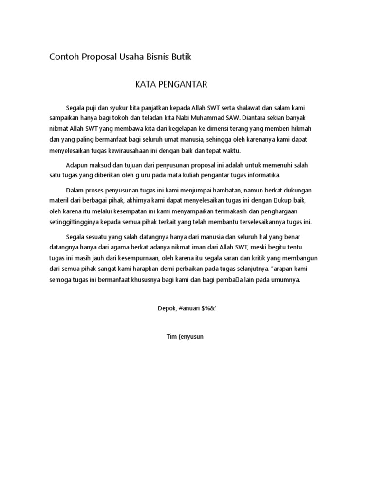 Butik | PDF | Bisnis