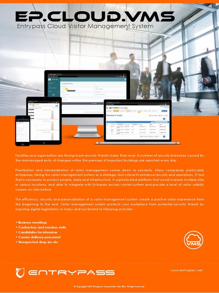 EP - Cloud.vms: Entrypass Cloud Visitor Management System | PDF | Cloud Computing | Information ...
