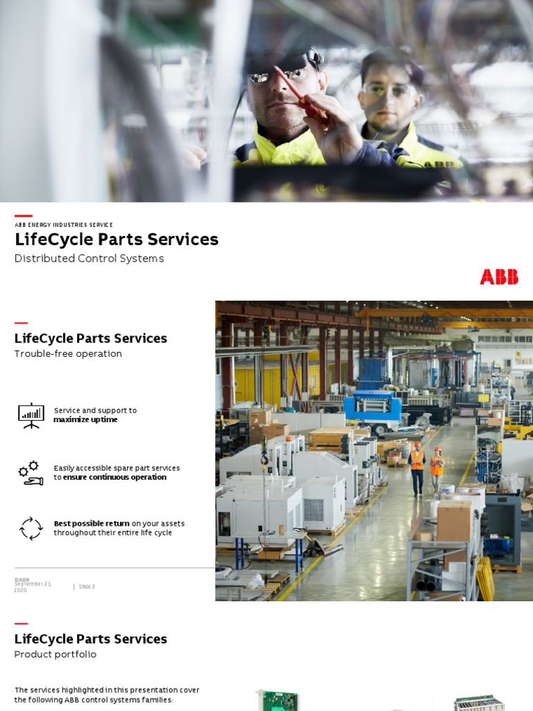 ABB DCS Life - Cycle - Parts - Services - Final | PDF | Life Cycle ...