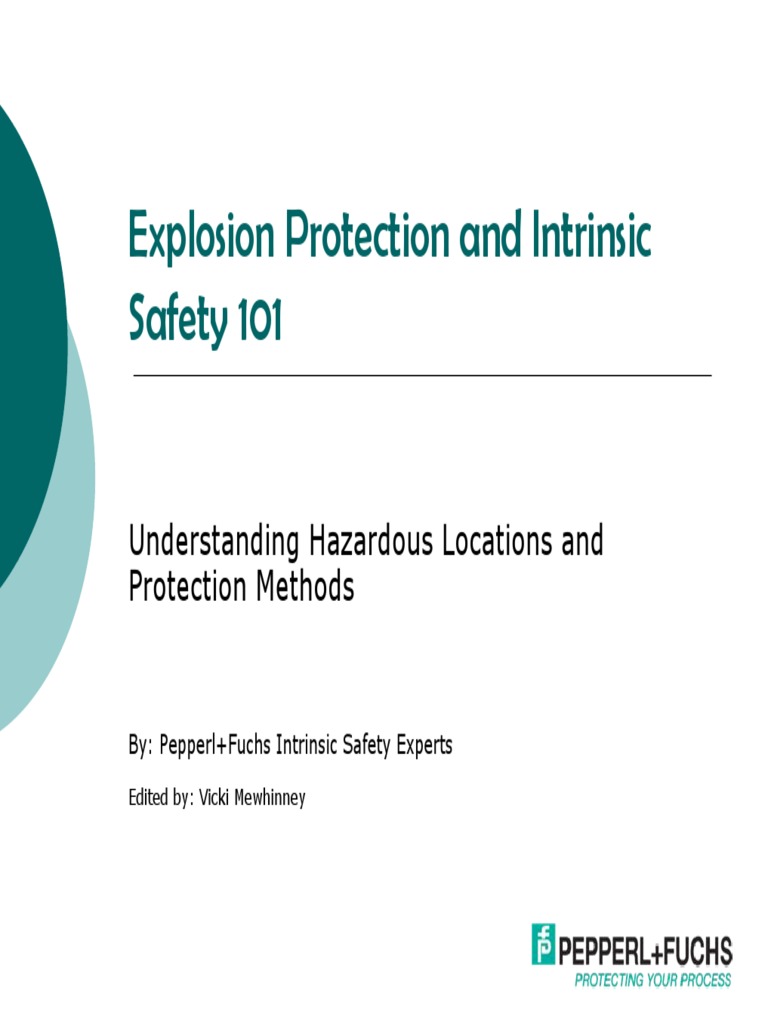 Explosion Protection and Intrinsic Safety 1012 | PDF | Combustion ...
