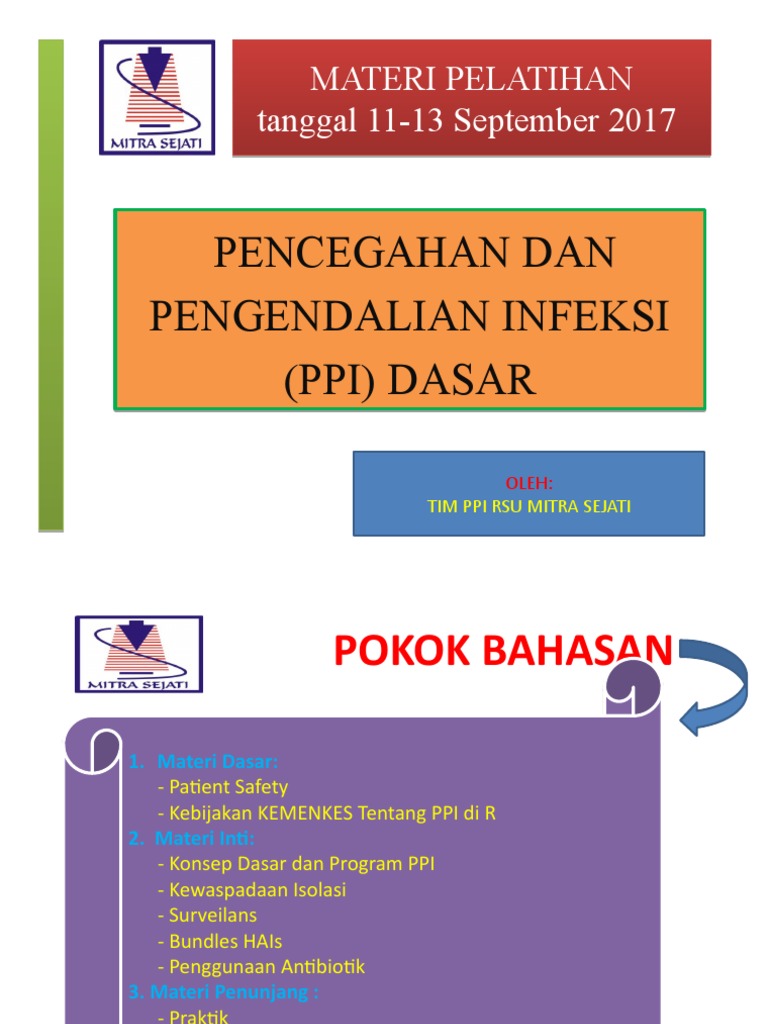 Materi Pelatihan Ppi Dasar | PDF