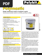 Bitumastic Sealant Technical Data Sheet | PDF | Asphalt | Concrete