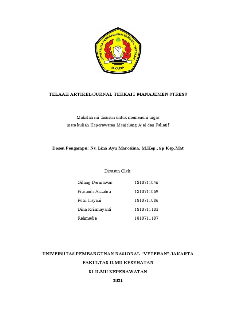 Telaah Jurnal Hiv | PDF | Pengembangan Diri | Sains & Matematika