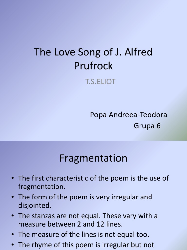 The Fragmented Stream of Consciousness: An Analysis of Form and ...