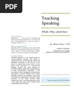 An Overview On The Teaching of The Macro-Skills | PDF | Communication | Behavior Modification