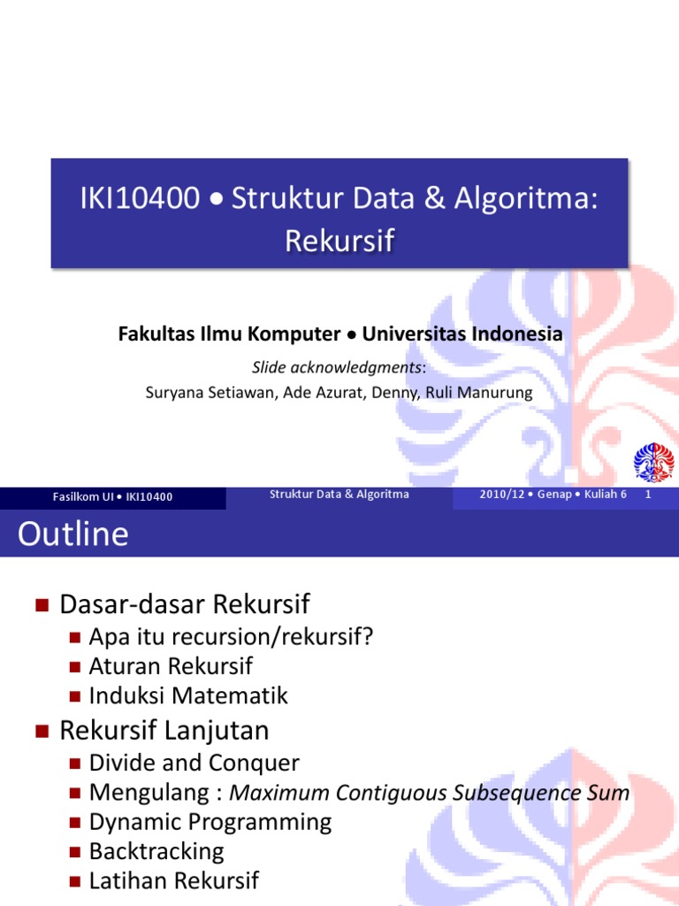 SDA 06.rekursif 02102018 | PDF