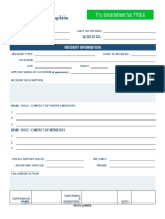 Insurance Incident Report Template | PDF | Social Science