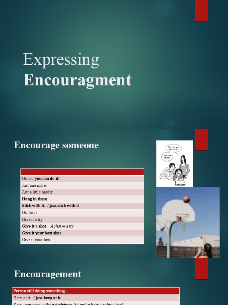 Expression - Encouragement | PDF