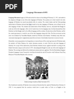 1952 Language Movement in Bangladesh | PDF | Bangladesh | Bengal
