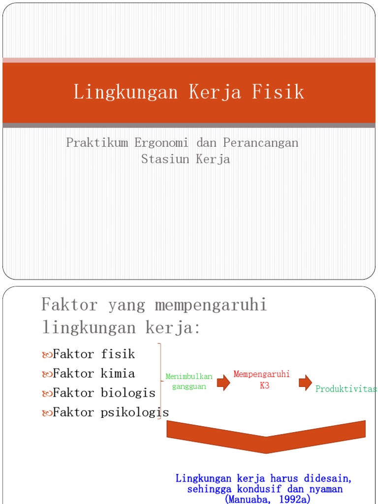 Lingkungan Kerja Fisik | PDF