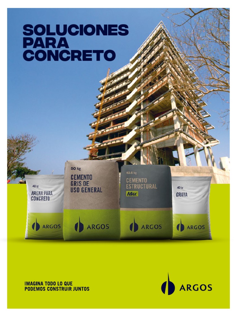 Soluciones Argos para Concreto | PDF | Hormigón | Cemento