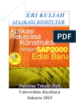 Modul Pengenalan Basic Software Sap 2000 (Shafa) | PDF