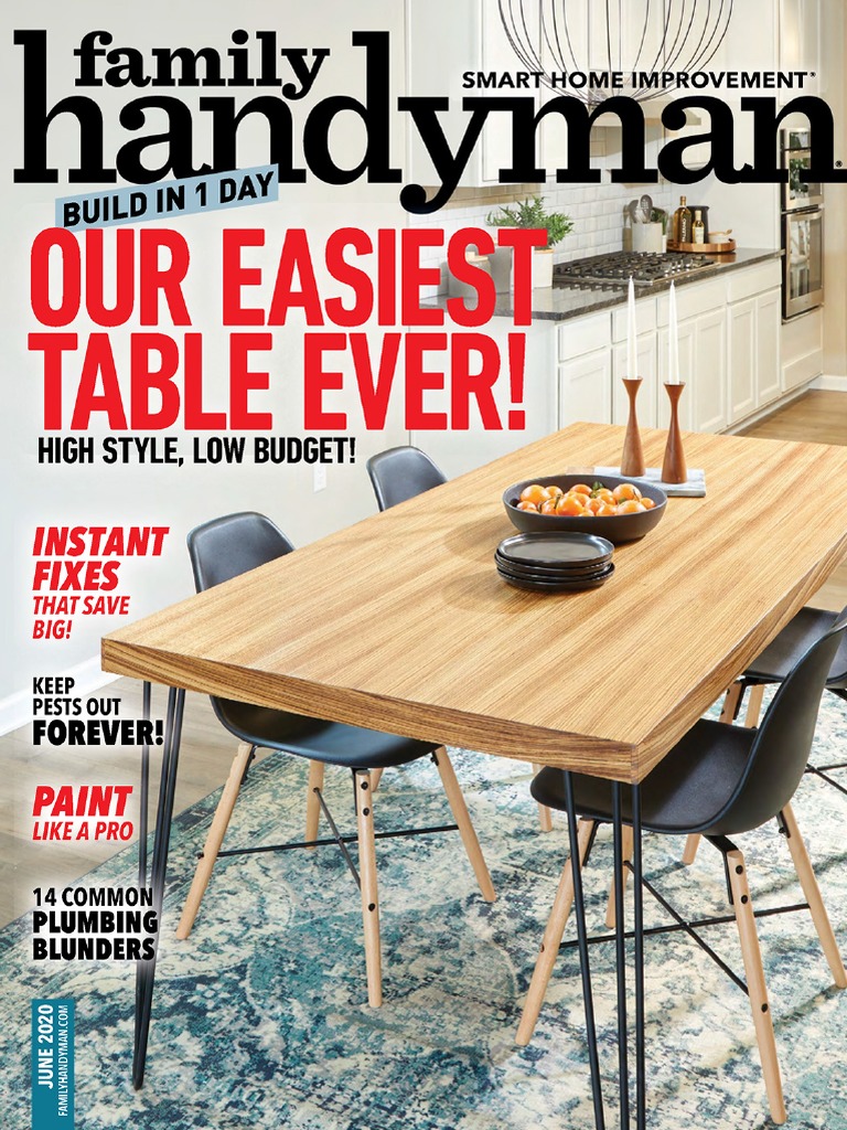 Family Handyman - 06.2020 | PDF | Medical Specialties | Clinical Medicine