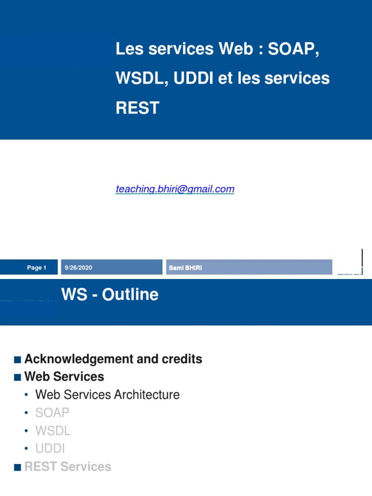 2 WebServices 1up | PDF | Service web | Protocole de transfert hypertexte