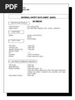 SDS Biosolar B40-Indonesia | PDF