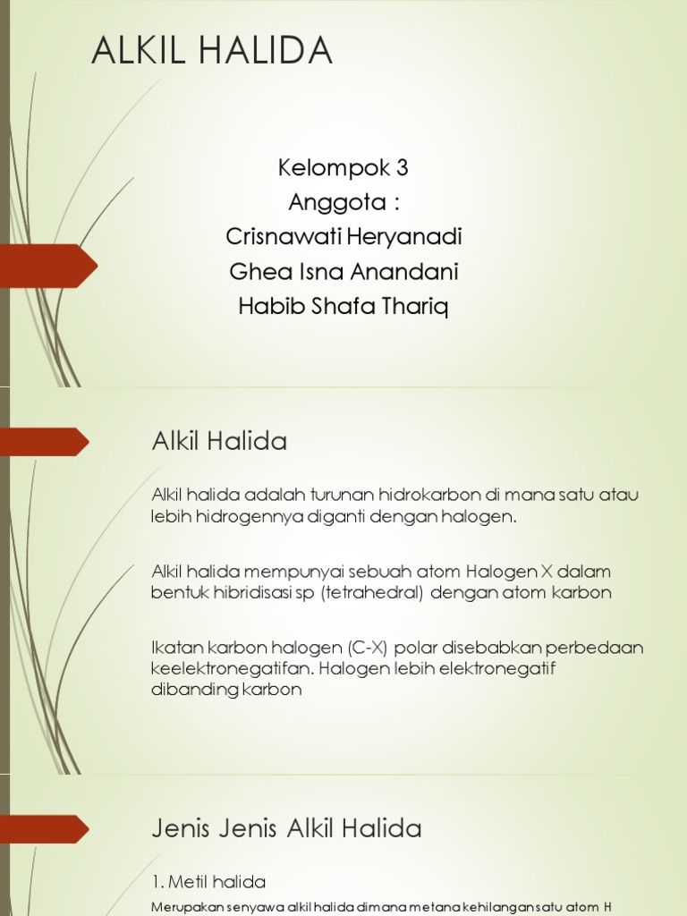 Alkil Halida | PDF