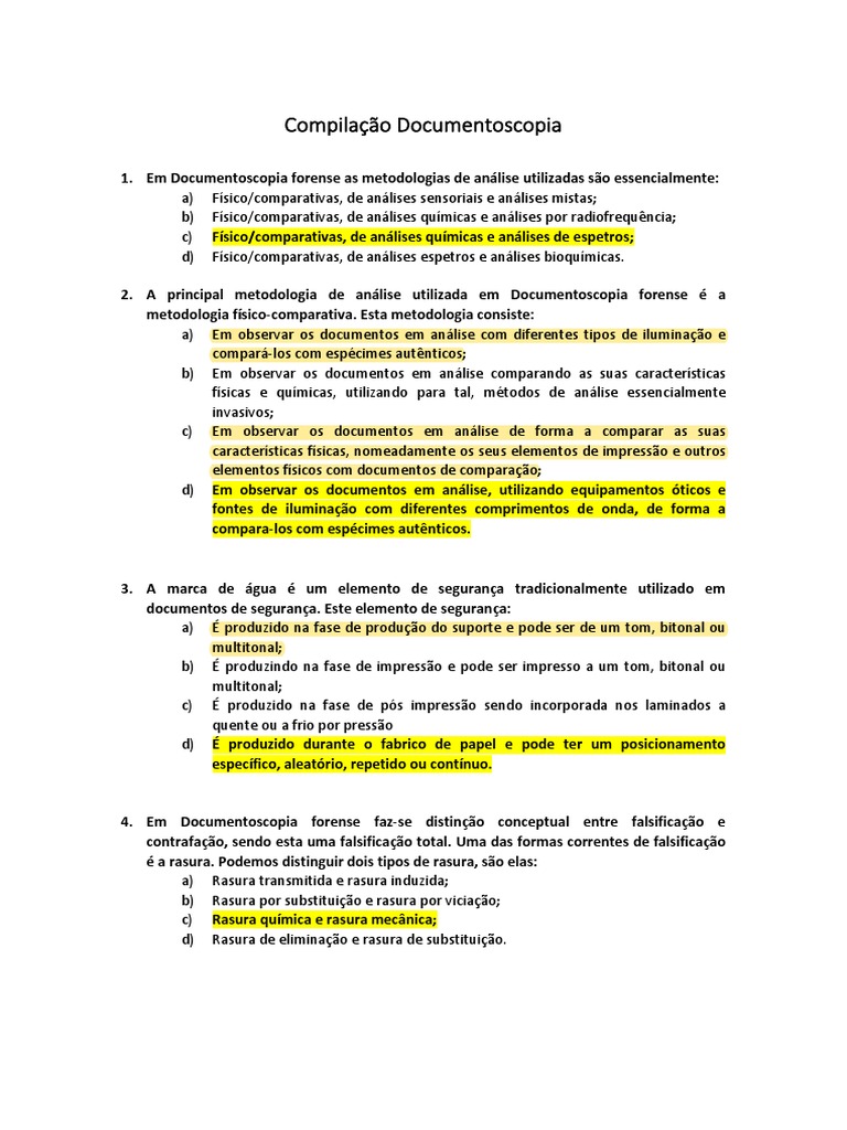 Análise de documentos forenses | PDF | Impressão | Papel