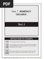Year 7 NAPLAN 2016 Test Answers | PDF | Data Collection | Australia