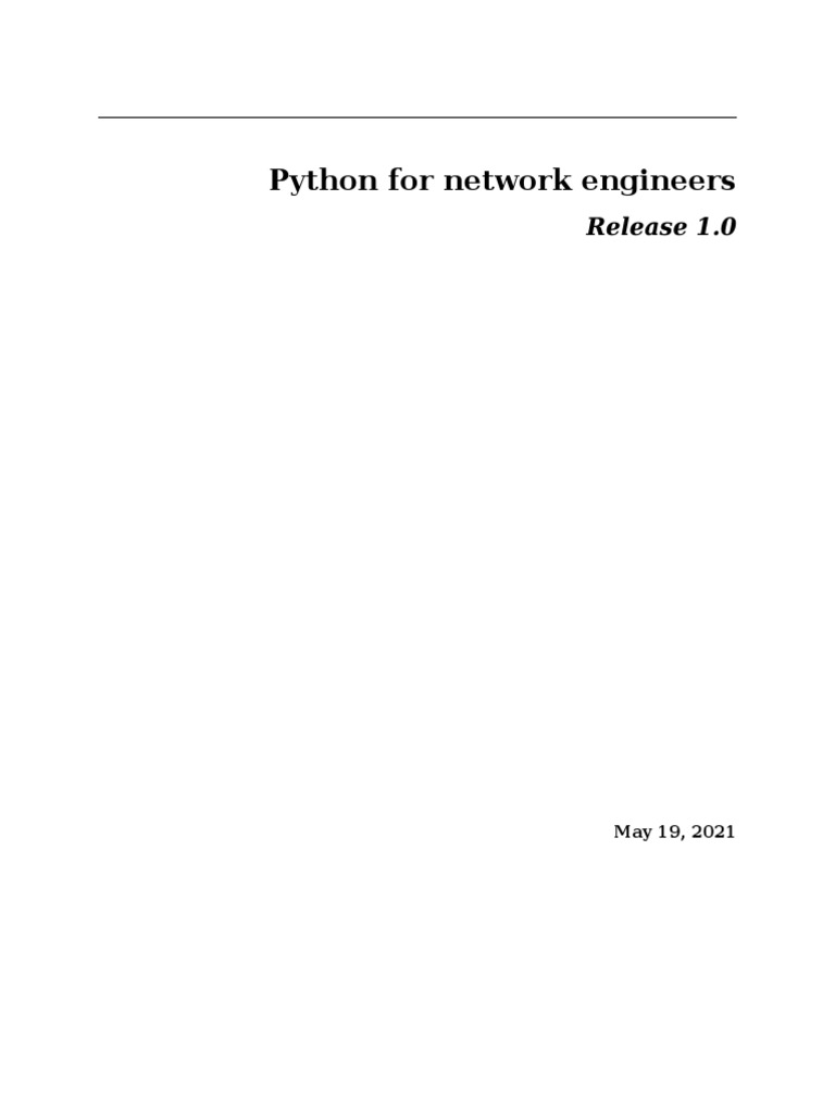 Python For Network Engineers Pdf Regular Expression Parameter Computer Programming