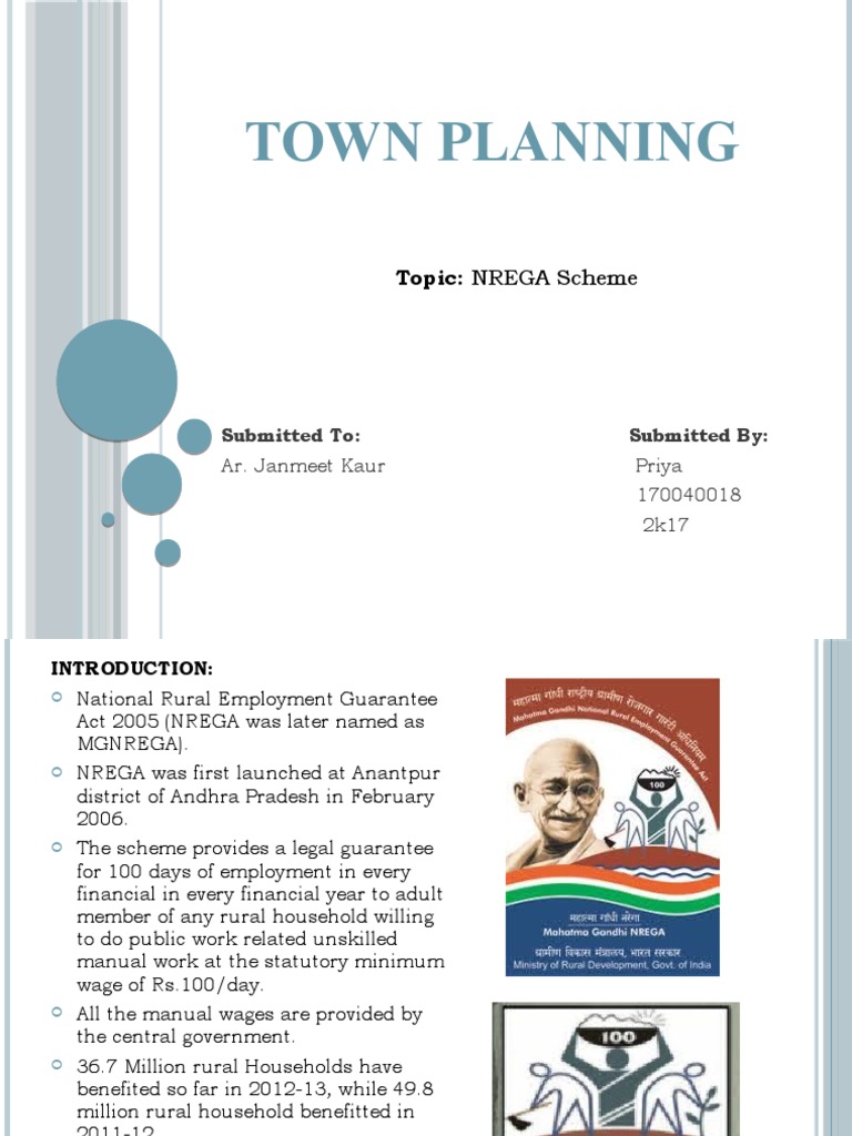 NREGA | PDF | Economies | Water