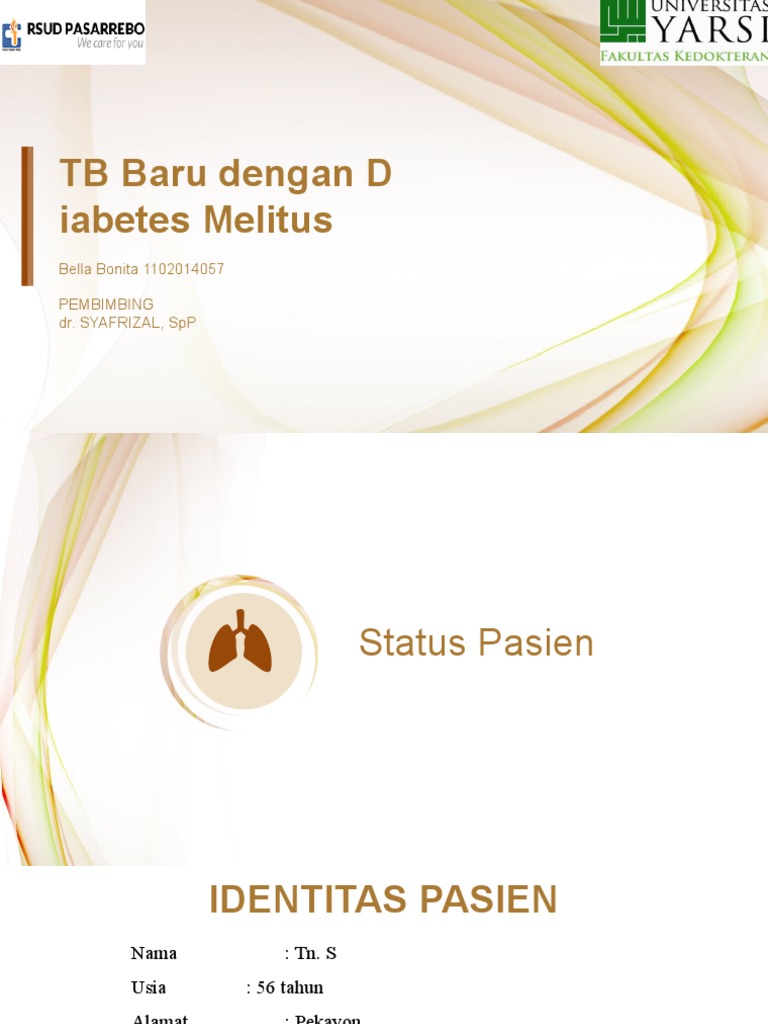 Lapkas TB Dengan DM Bella | PDF