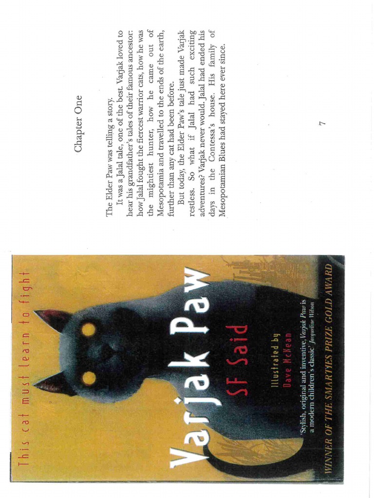 Week 9 Y4 Reading Varjak Paw Text | PDF