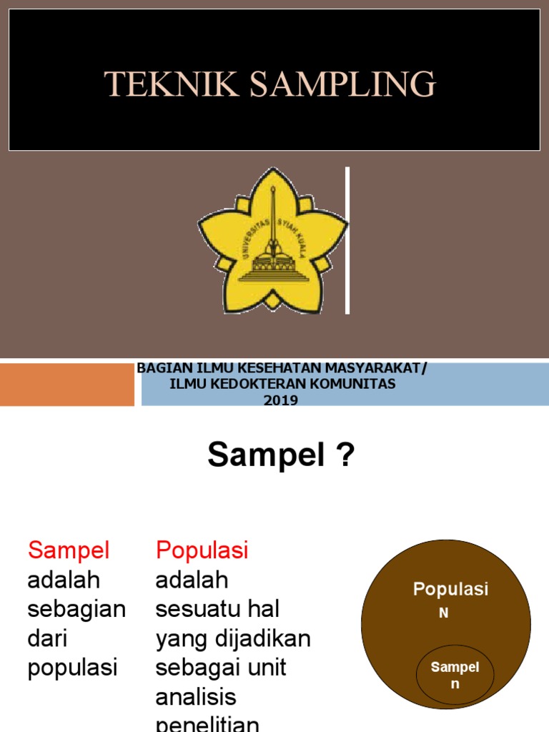 Teknik Sampling | PDF