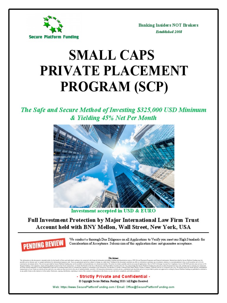 Small PPP SCP | PDF | Arbitration | Financial Transaction