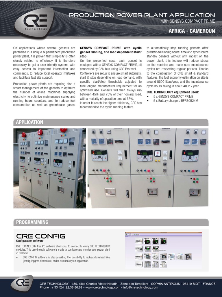 GENSYS Compact Prime Power Plant Case Study | PDF | Power Station ...