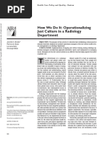 Just Culture Algorithm in Healthcare | PDF | Risk | Patient Safety