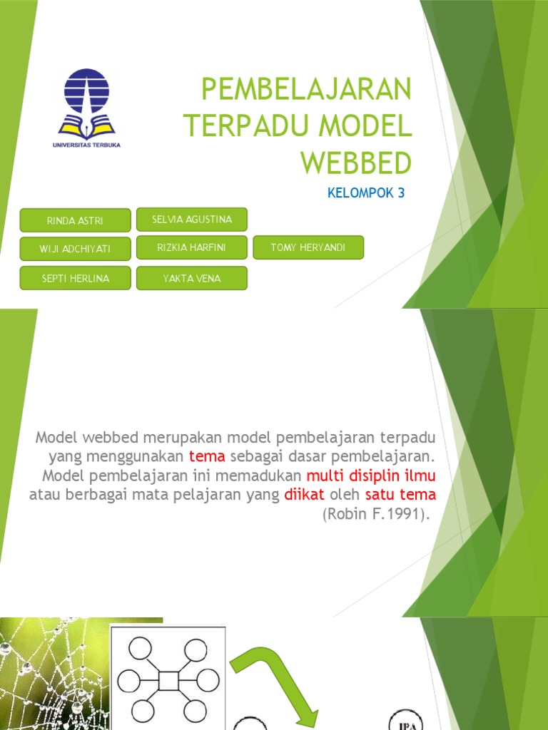 Pembelajaran Terpadu Model Webbed | PDF